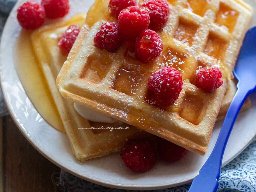 Gaufre: la Ricetta originale con foto passo passo