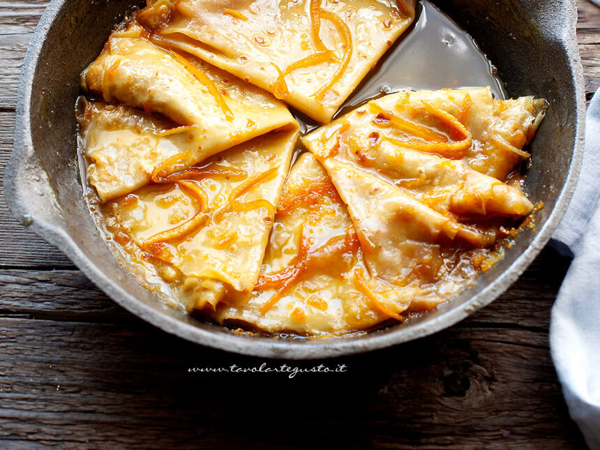 Crepe Suzette (Ricetta originale e Trucchi!) - Tavolartegusto