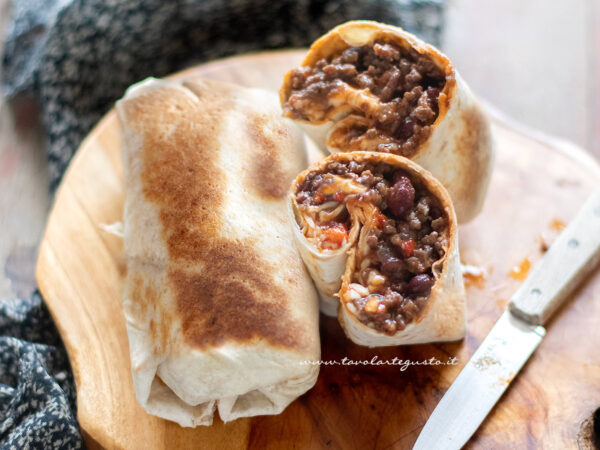 Burrito: Ricetta originale e Consigli passo passo di Tavolartegusto